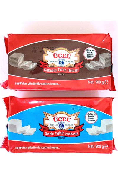 Üçel 2 Ürün Bir Arada Helva Paketi