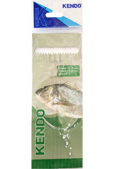 Kendo 3 Iğneli Çipura Takımı Kendo 3 Iğneli Çipura Takımı