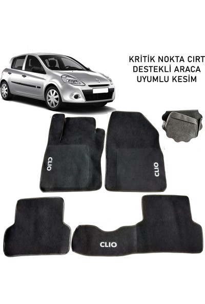 Rs Auto Aksesuar Renault Clıo 3 Araca Uyumlu Kesiim Halı Paspas Rs Auto Aksesuar Renault Clıo 3 Araca Uyumlu Kesiim Halı Paspas