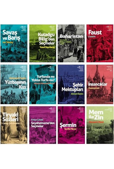 Renkli Bahçe Çocuk Klasikleri Seti 12 Kitap