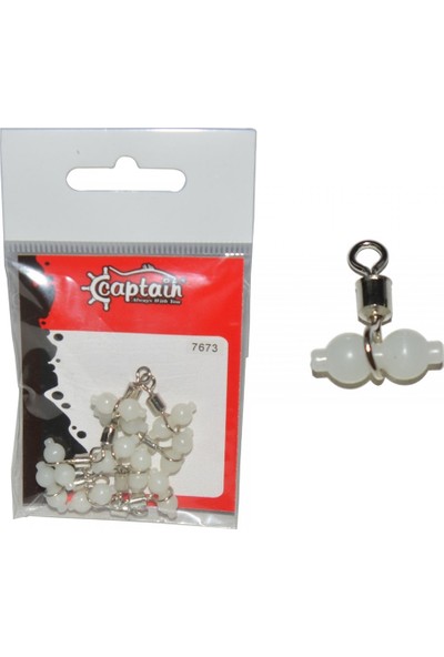 Captain Çift Boncuklu Hazır Takım Fırdöndüsü 10'lu Paket