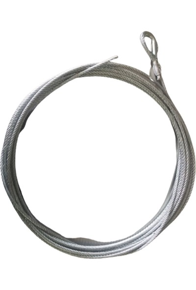 Çelik Tel 5mm Tek Uç Radansa Pres 8 Metre Çelik Tel 5mm Tek Uç Radansa Pres 8 Metre