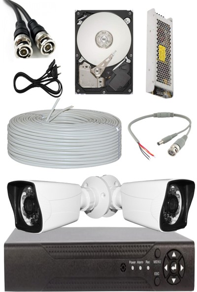Elitcam Elit 2 Kameralı Set 2mp Ahd Tvı Güvenlik Kamera Seti Elitcam Elit 2 Kameralı Set 2mp Ahd Tvı Güvenlik Kamera Seti