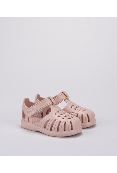 Tobby Solid Maquillaje Çocuk Sandalet Pudra