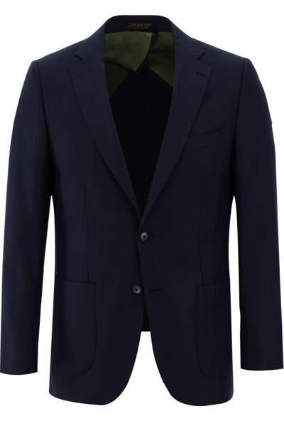 Regular Fit Desenli Ceket