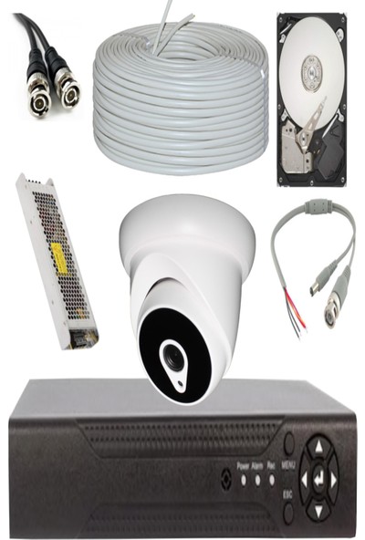 Elitcam 1 Kameralı Full Pro Set Sistemi