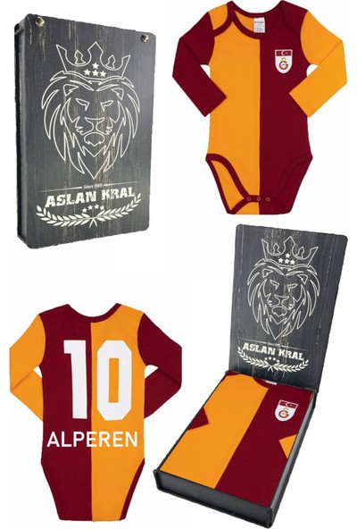 Galatasaray Orijinal Metin Oktay Kişiye Özel Bebek Body Zıbın Özel Tasarım Hediyelik Ahşap Kutulu Galatasaray Orijinal Metin Oktay Kişiye Özel Bebek Body Zıbın Özel Tasarım Hediyelik Ahşap Kutulu