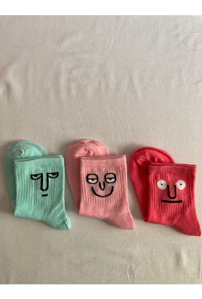 Cesi Collection Figürlü Çorap 3'lü