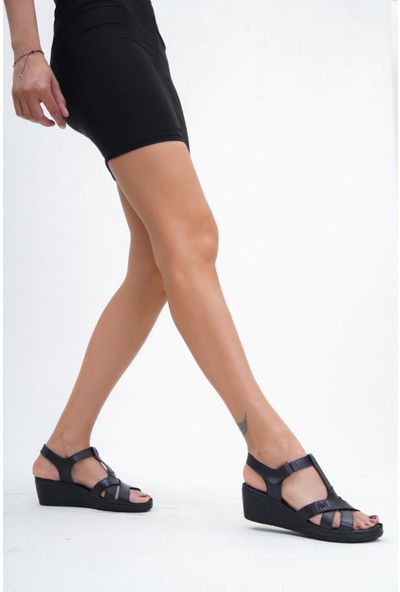 Tarçın Ayakkabı Deri Kadın Deri Sandalet TRC56-0722