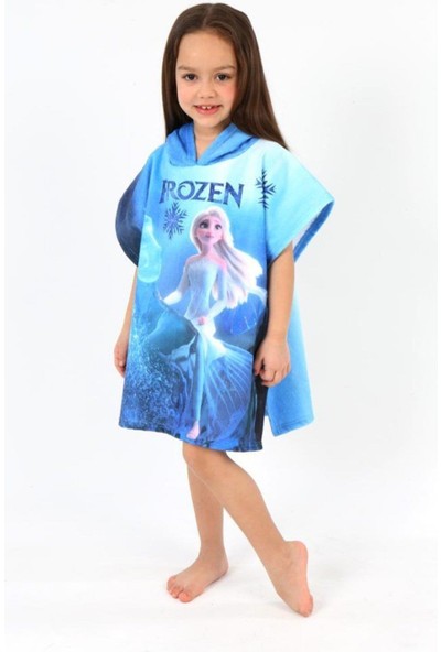 Rapapa Kız Çocuk Havlu Panço 0904-Y