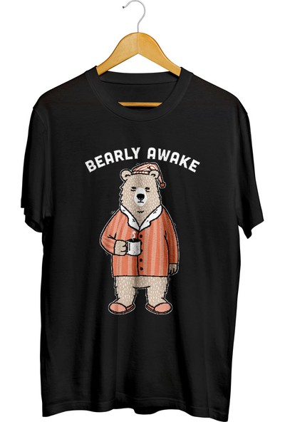 Karikaturstore Bearly Awake Tişört Karikaturstore Bearly Awake Tişört
