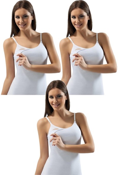 Dorya Emzirme Atleti 3'lü Paket 1078MDM3LÜ Dorya Emzirme Atleti 3'lü Paket 1078MDM3LÜ