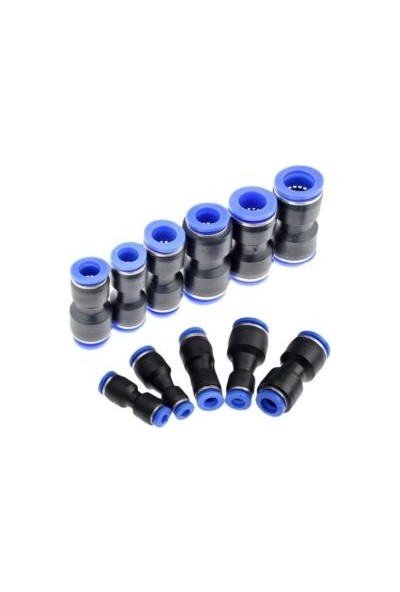 8 mm x 10 mm Pnömatik Redüksiyon Nipel Bağlantı 8 mm x 10 mm Pnömatik Redüksiyon Nipel Bağlantı