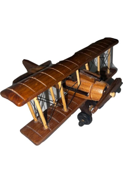Ahşap Dekoratif Uçak Maketi