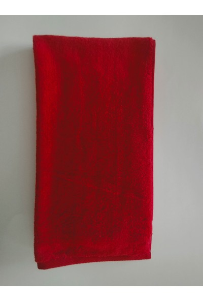 Havlucu Dükkanı Kırmızı %100 Pamuk El, Yüz ve Baş Havlusu / Spor Havlusu