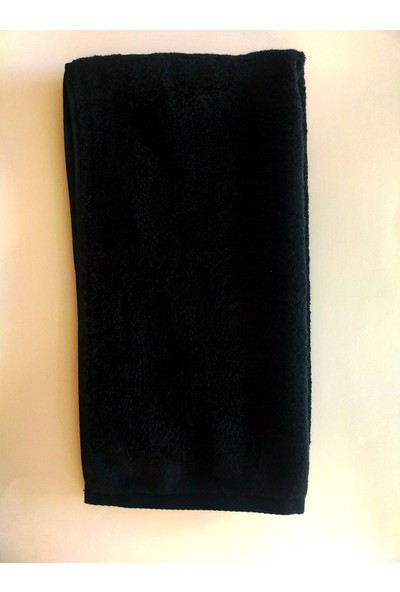 Havlucu Dükkanı Siyah %100 Pamuk El, Yüz ve Baş Havlusu / Spor Havlusu