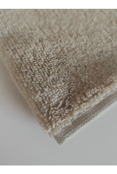 Havlucu Dükkanı Bej Rengi %100 Pamuk El, Yüz ve Baş Havlusu / Spor Havlusu