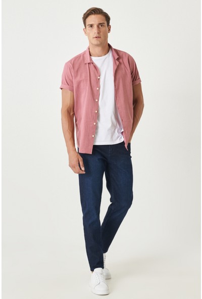 Comfort Fit Rahat Kesim Essentıal Casual Denim Pantolon Comfort Fit Rahat Kesim Essentıal Casual Denim Pantolon