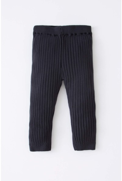 DeFacto Kız Bebek Regular Fit Triko Tayt X5804A222WN