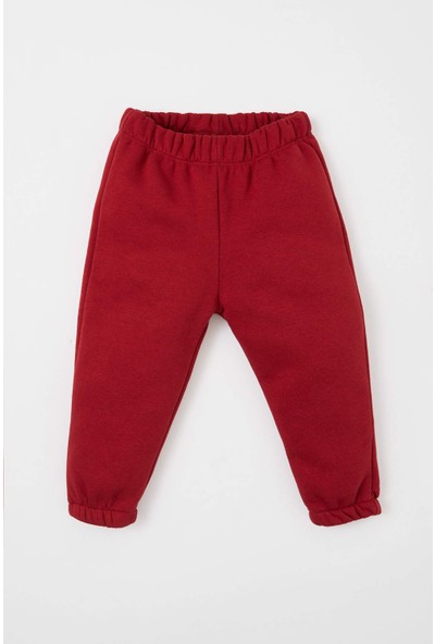 DeFacto Kız Bebek Regular Fit Kalın Sweatshirt Kumaşı Eşofman Altı Y1086A222WN DeFacto Kız Bebek Regular Fit Kalın Sweatshirt Kumaşı Eşofman Altı Y1086A222WN