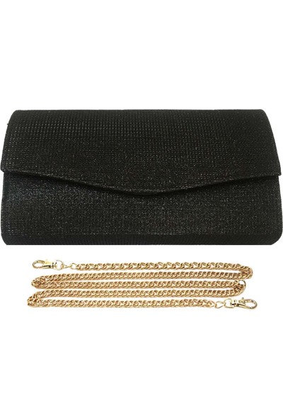 Hatvel Altın Simli Abiye Çanta Hatvel Altın Simli Abiye Çanta