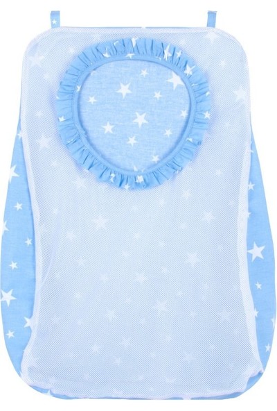 Sevi Bebe Kirli Çamaşır Torbası Art-83 Mavi Yıldız