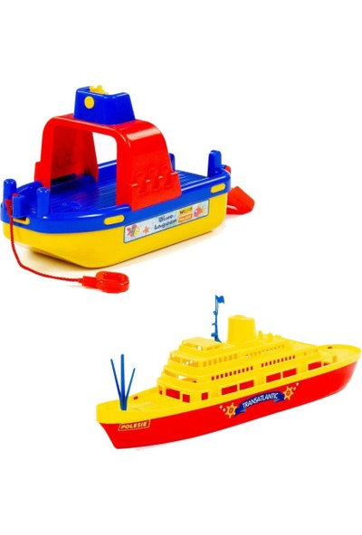 Polesie Feribot Laguna - Transatlantik Gemi Ikili Set + Maske Hediyeli