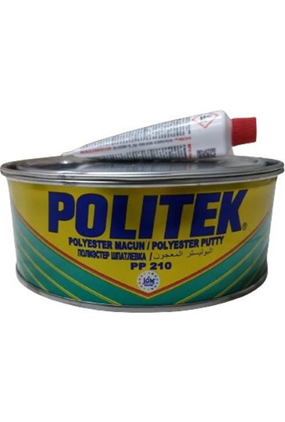 Politek Polyester Çelik Macun 1 kg Beyaz Politek Polyester Çelik Macun 1 kg Beyaz