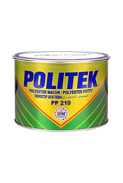 Politek Polyester Çelik Macun 3 kg Sarı Politek Polyester Çelik Macun 3 kg Sarı