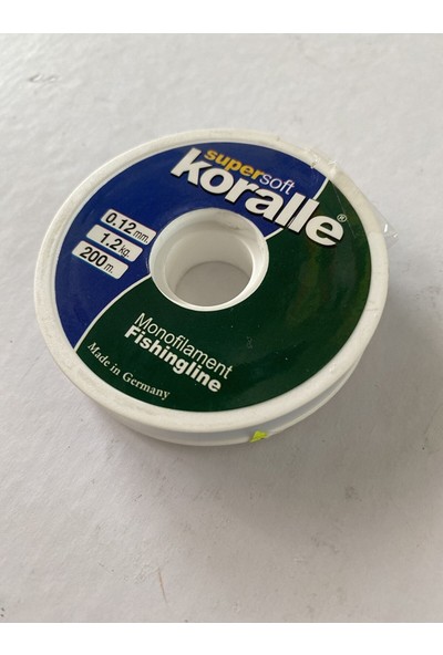 Koralle Ince 0.12 mm Misina,sağlam,şeffaf Açık Mavi Koralle Ince 0.12 mm Misina,sağlam,şeffaf Açık Mavi