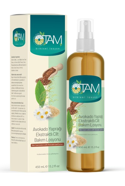 Avokado Yaprağı Ekstraktlı Cilt Bakım Losyonu - 450 ml