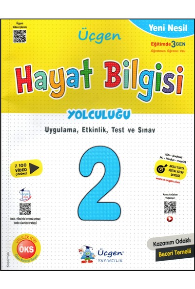 Üçgen Yayıncılık 2. Sınıf Yeni Nesil Hayat Bilgisi Yolculuğu (Ciltli)