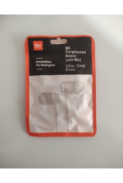Mı Earphones Ultra Deep Bass Basic With Mic Miearbasic Mı Earphones Ultra Deep Bass Basic With Mic Miearbasic