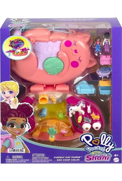 Polly Pocket HGT16 Cuddly Cat Çanta Çok Renkli Polly Pocket HGT16 Cuddly Cat Çanta Çok Renkli