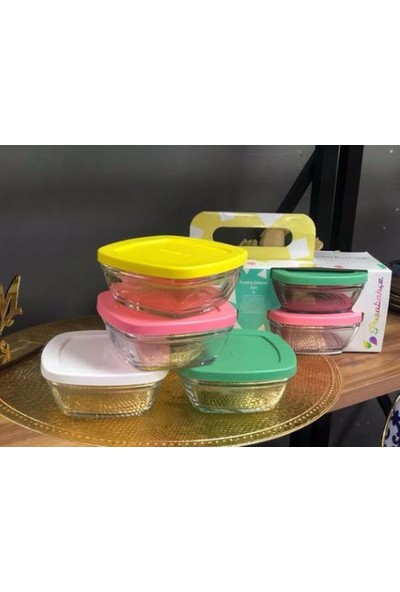 Saklama Kabı 4'lü Renkli Pşb
