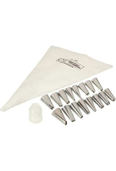 Jewval Koton Krema Sıkma Torbası 18 16 Farklı Çelik Uç Kumaş Sıkma Pompası Jewval Koton Krema Sıkma Torbası 18 16 Farklı Çelik Uç Kumaş Sıkma Pompası