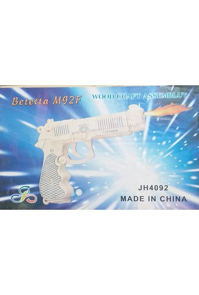 Misyon Jh 4092 Ahşap Tabanca Boyanabilir.