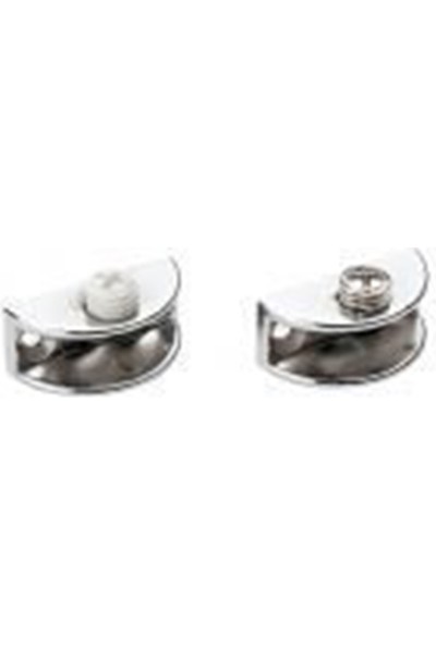 Ayder Mini Oval Cam Etejeri Plastik Vidalı Krom Ayder Mini Oval Cam Etejeri Plastik Vidalı Krom