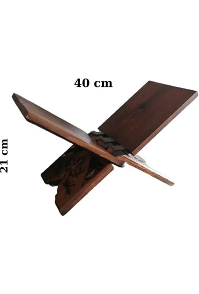 Ahşapcım Doğal Ahşap Rahle 40 x 20 Cm-Kitap Tutucu Ahşapcım Doğal Ahşap Rahle 40 x 20 Cm-Kitap Tutucu