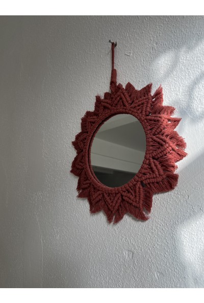 Makrome Örgülü Ayna