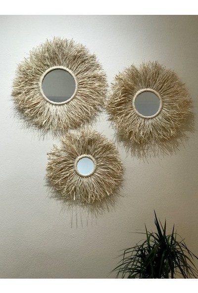 Aed Makrome Rafya Ayna Seti 3’lü