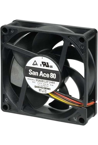 Sanyo Denki San Ace 80 Dc 12V 0.60A Axial Fan Sanyo Denki San Ace 80 Dc 12V 0.60A Axial Fan