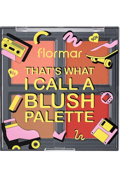 Flormar Flormar-Allık - That's What I Call A Blush Palette 002 Wow 41000002-002 Flormar Flormar-Allık - That's What I Call A Blush Palette 002 Wow 41000002-002