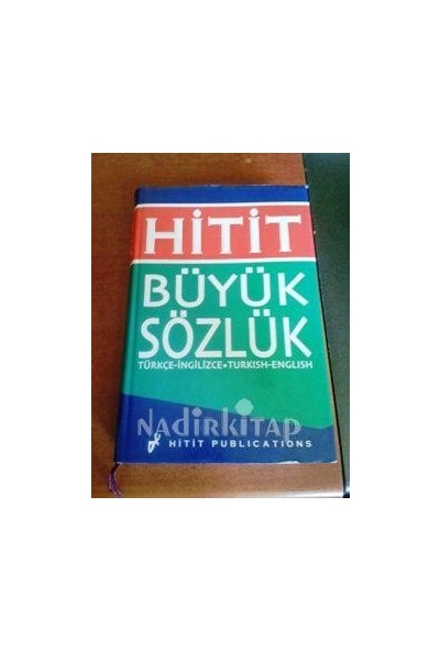 Hitit Büyük Sözlük Türkçe - İngilizce