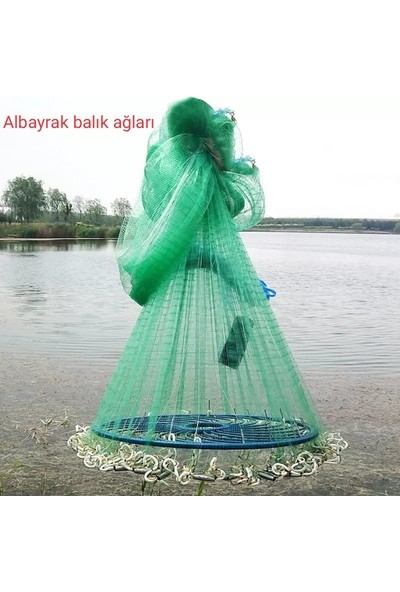 Albayrak Amerikan Serpme Çemberli Misina Ağ Albayrak Amerikan Serpme Çemberli Misina Ağ
