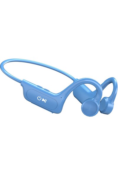 Prettyia Kemik Iletimi Diş Kulaklık Kablosuz Spor Kulaklıklar Su Geçirmez Mavi (Yurt Dışından)