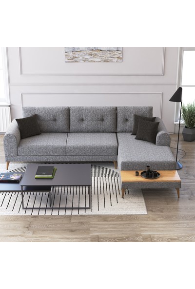 Maison Dor Paris Handel Köşe Takımı, Sağ Köşe L Koltuk Yüksek Ayaklı, Silinebilir Kumaş, Sehpalı, 3 Ad Kırlent Maison Dor Paris Handel Köşe Takımı, Sağ Köşe L Koltuk Yüksek Ayaklı, Silinebilir Kumaş, Sehpalı, 3 Ad Kırlent