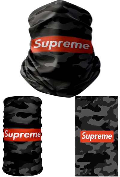 E-Taktik Supreme Temalı Boyunluk Bandana Balaklava Saç Bandı E-Taktik Supreme Temalı Boyunluk Bandana Balaklava Saç Bandı