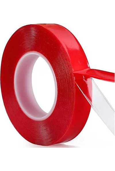 Meyzone Çift Taraflı Bant Şeffaf Silikon Bant Güçlü Yapıştırıcı Montaj Bandı 10MM x 5 Metre Meyzone Çift Taraflı Bant Şeffaf Silikon Bant Güçlü Yapıştırıcı Montaj Bandı 10MM x 5 Metre