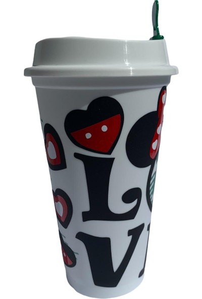 Pırıltılı Hediye Starbucks Reusable Bardak